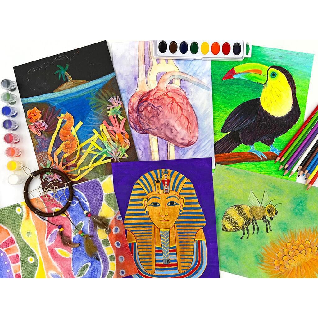 HOMESCHOOL ART SUPER ART BOX WITH ART SUPPLIES – I Create Art